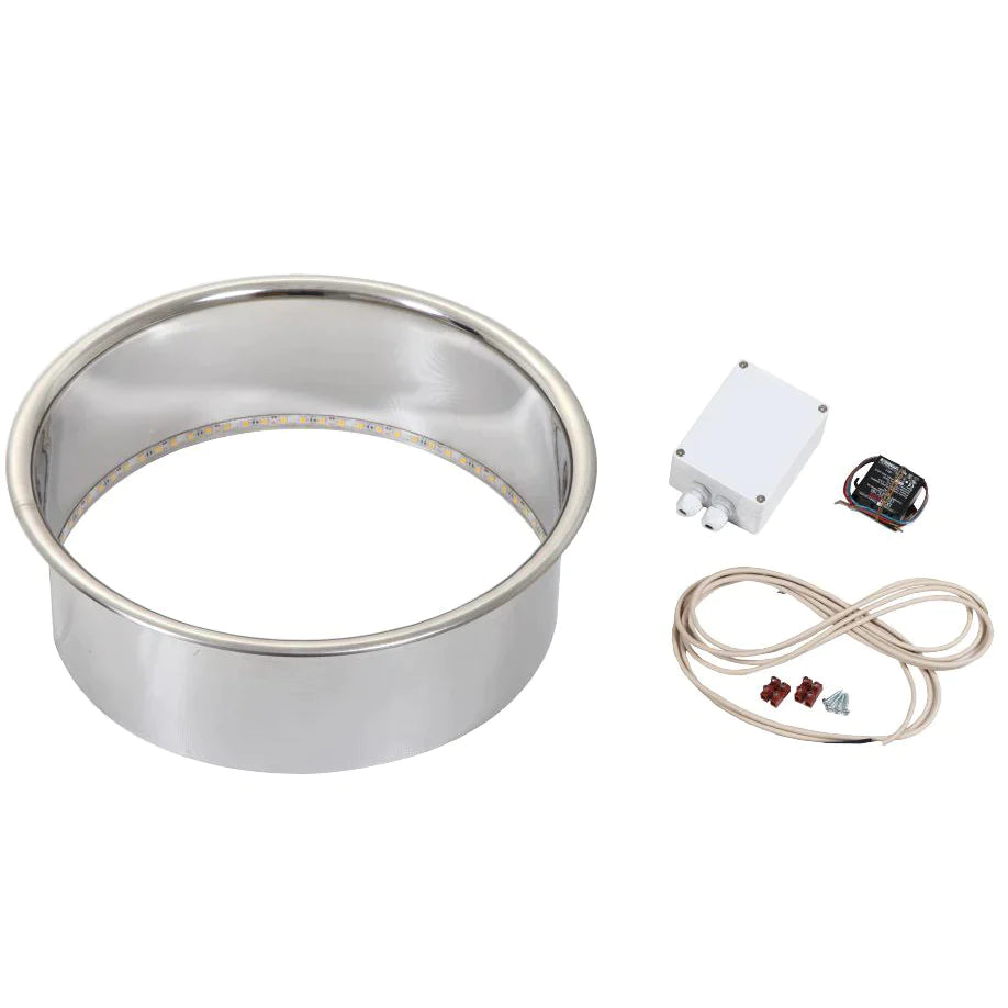 Embedding Flange w/ LED-Lighting for Harvia Cilindro 10.5kW Sauna Heat ...